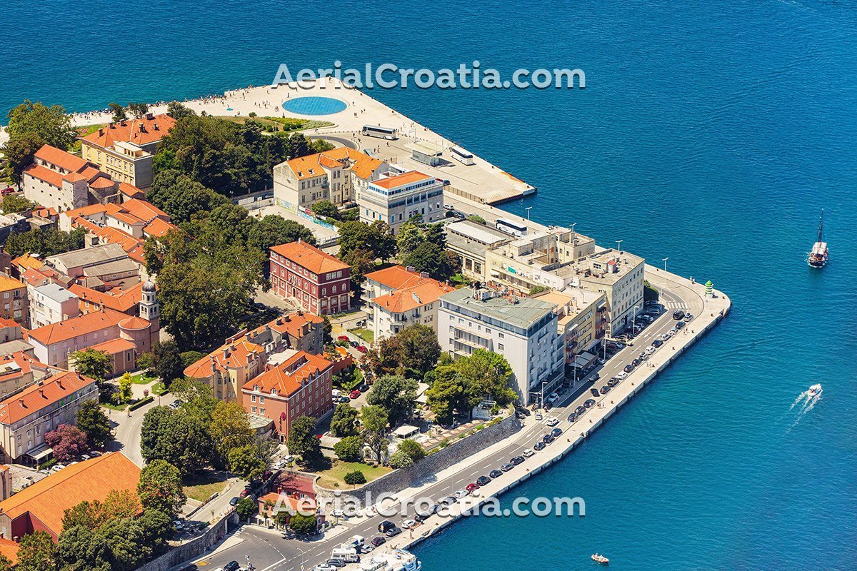 Zadar • Letecké fotky Chorvatska