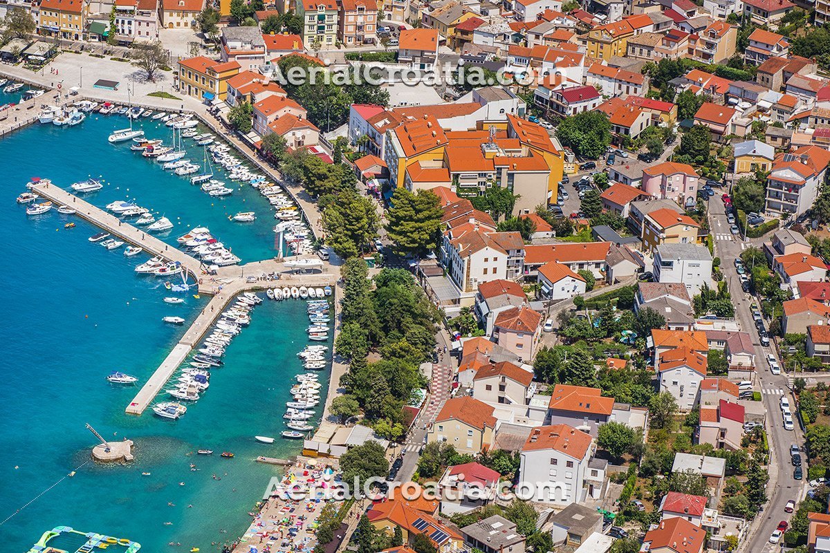 Selce • Letecké fotky Chorvatska