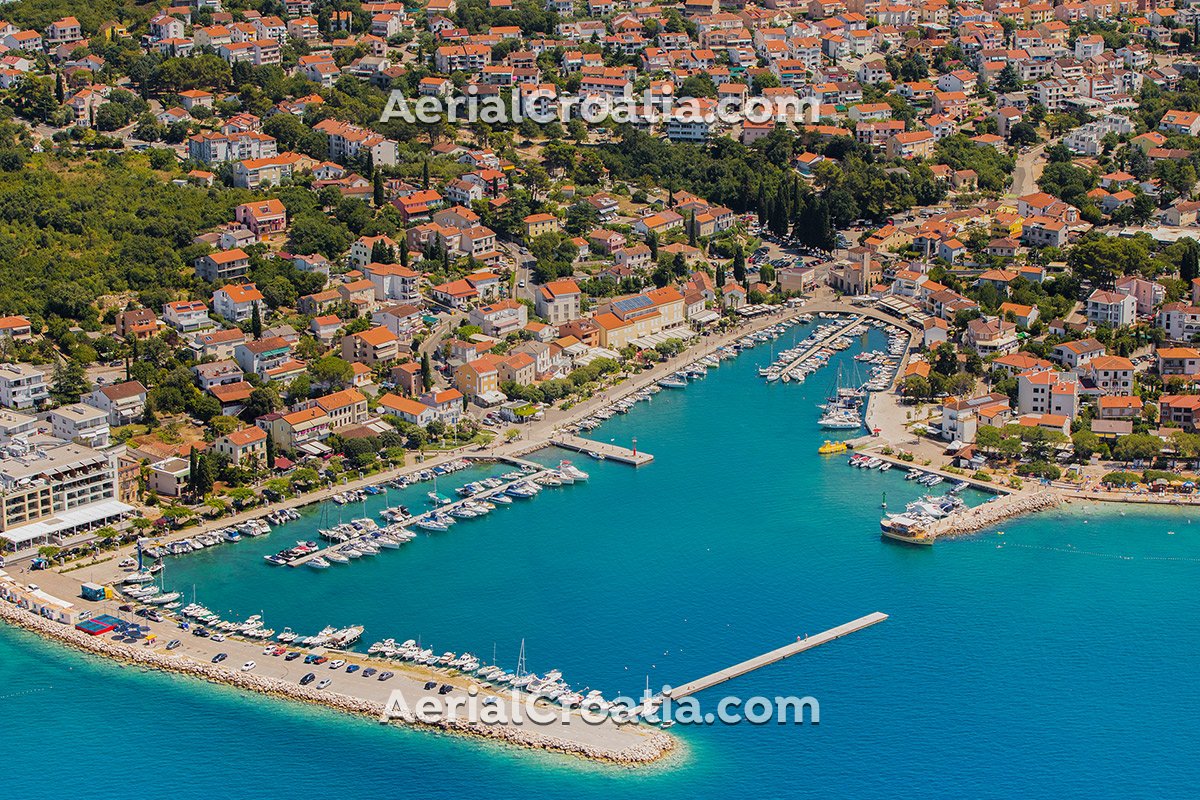 Malinska • Aerial Croatia