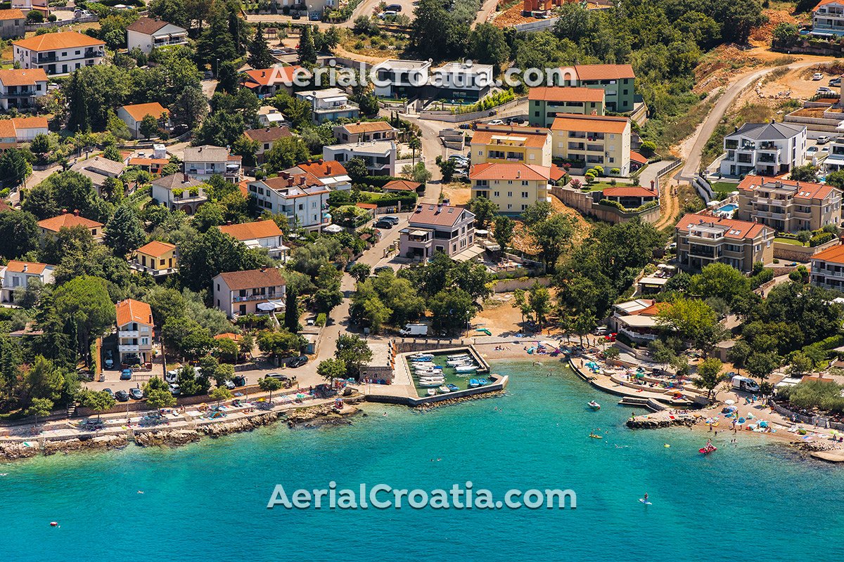 Malinska • Aerial Croatia