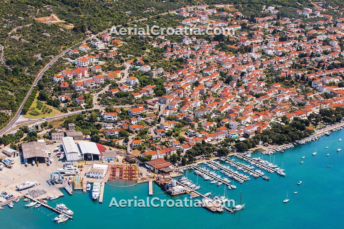 Punat • Aerial Croatia