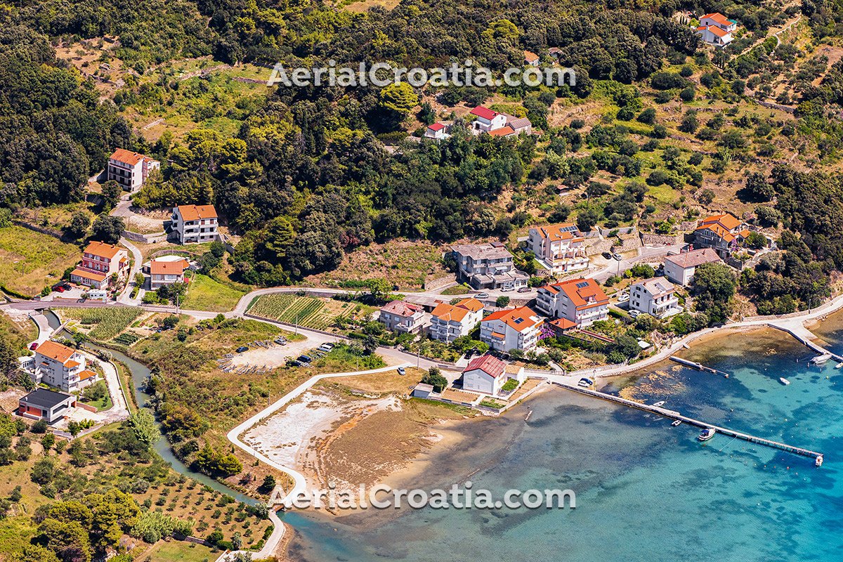 Rab a Banjol • Aerial Croatia