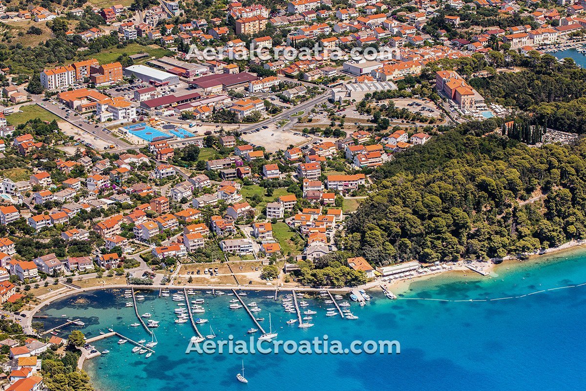 Rab a Banjol • Aerial Croatia