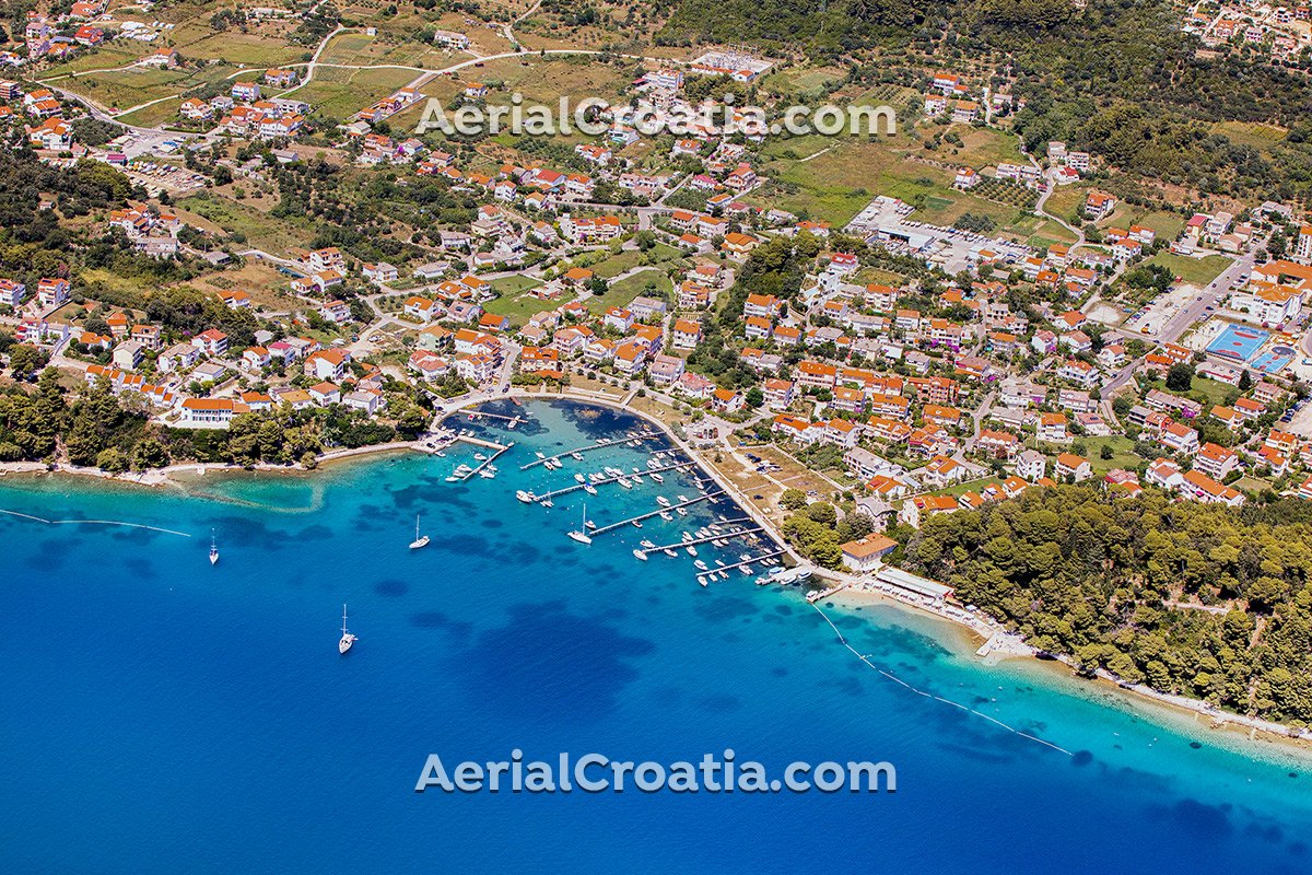Rab a Banjol • Aerial Croatia