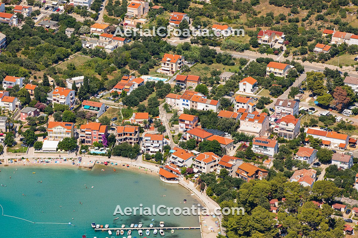 Rab a Banjol • Aerial Croatia