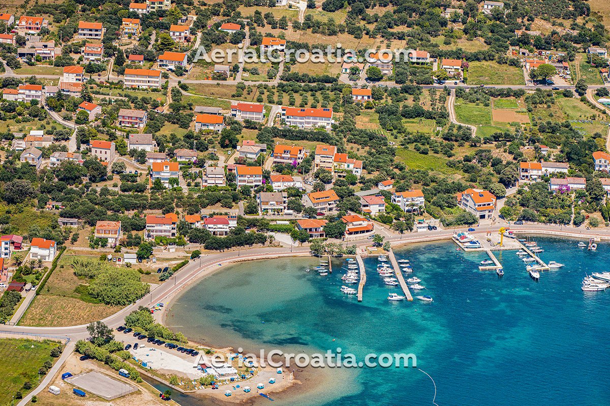 Rab a Banjol • Aerial Croatia