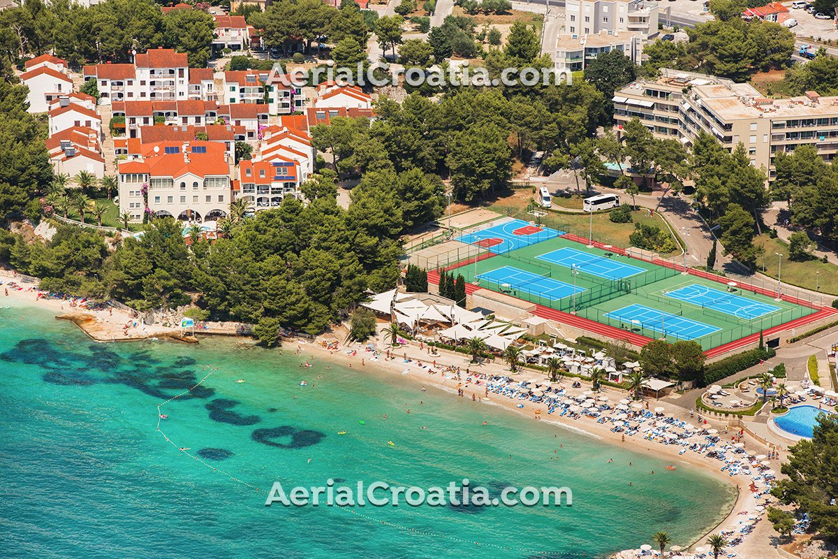Podstrana • Letecké fotky Chorvatska