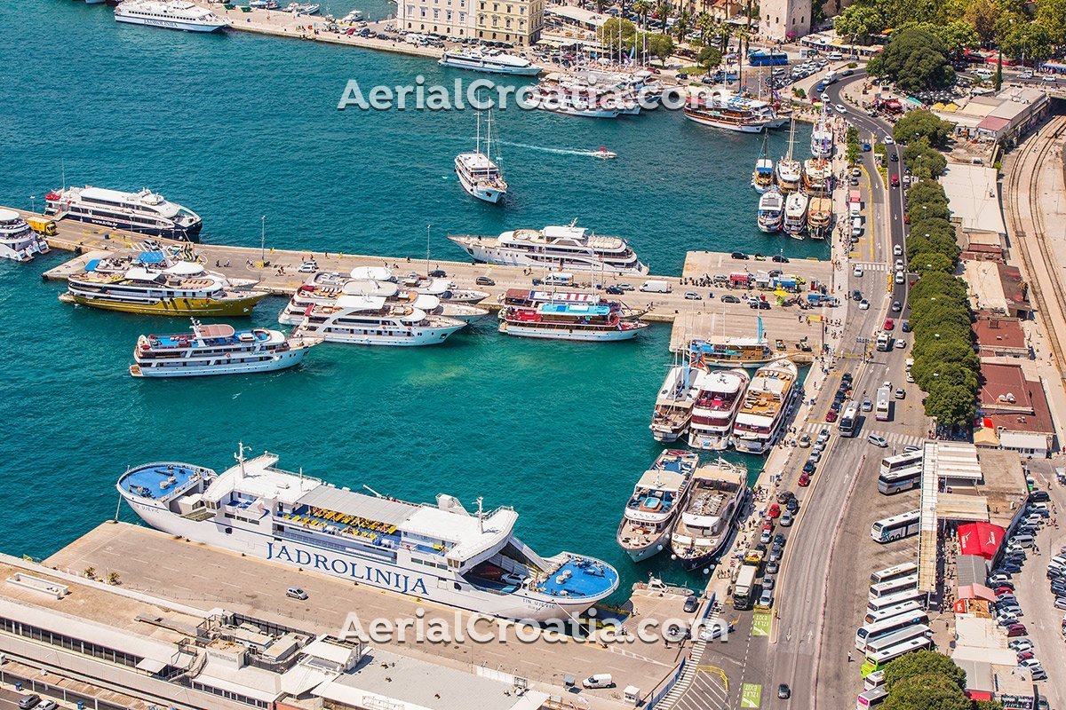Split Fotografije iz zraka u Hrvatskoj