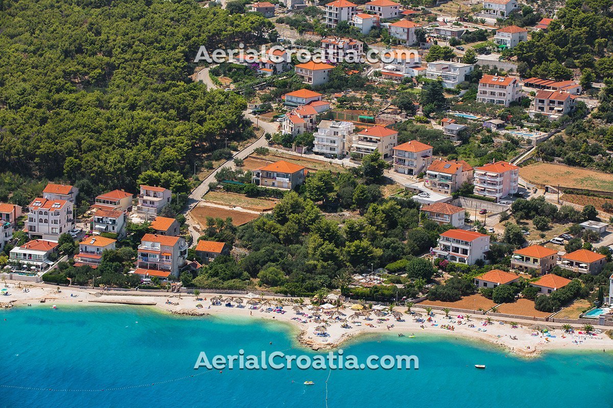 Seget Donji • Letecké fotky Chorvatska