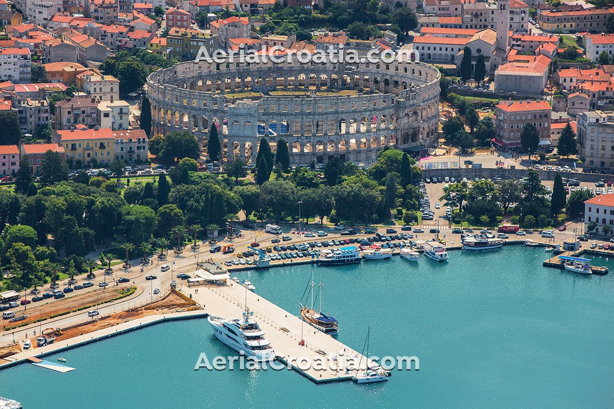 Pula • Aerial Croatia