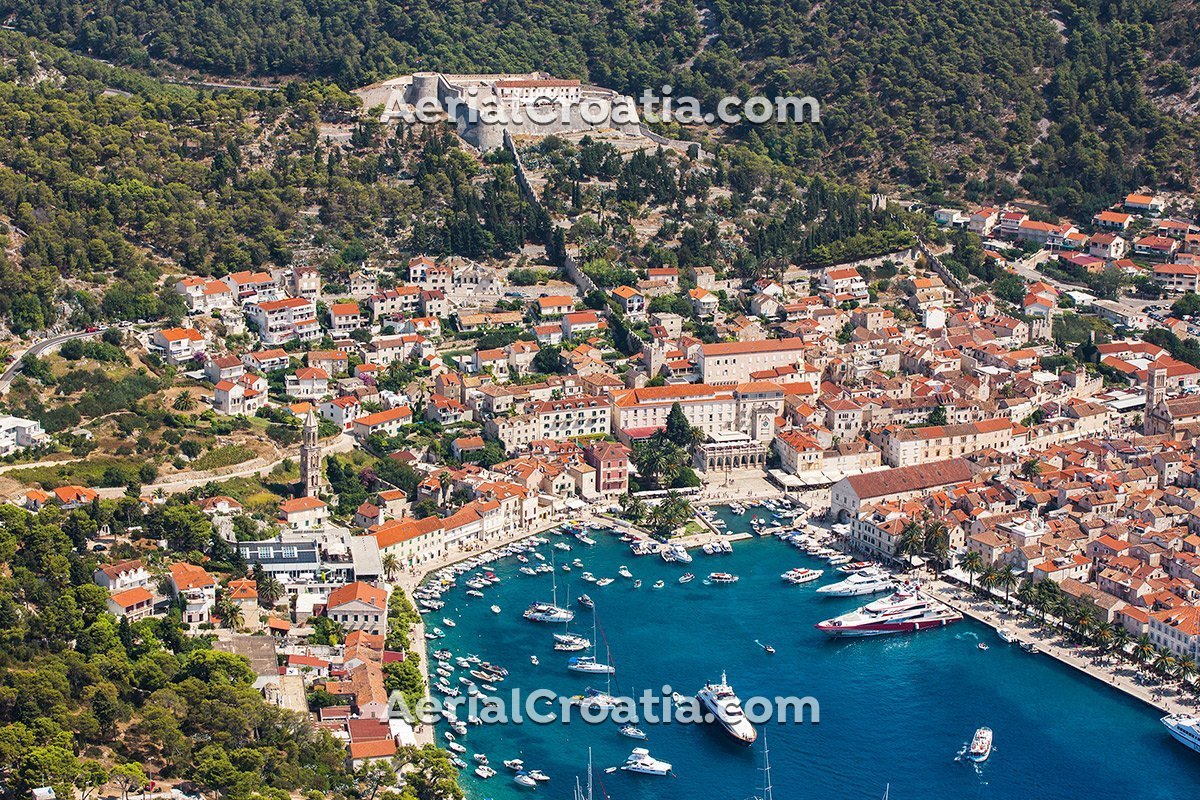 Hvar grad Fotografije iz zraka u Hrvatskoj