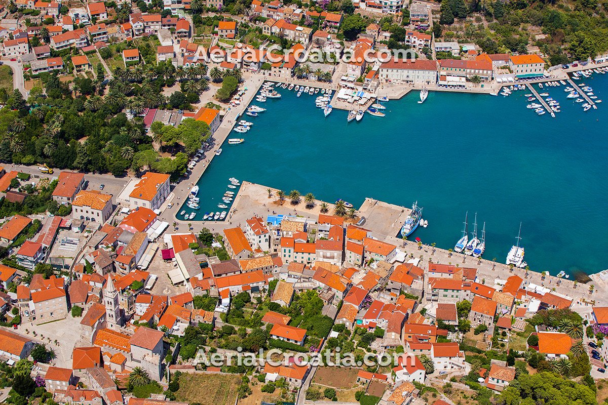 Jelsa • Aerial Croatia