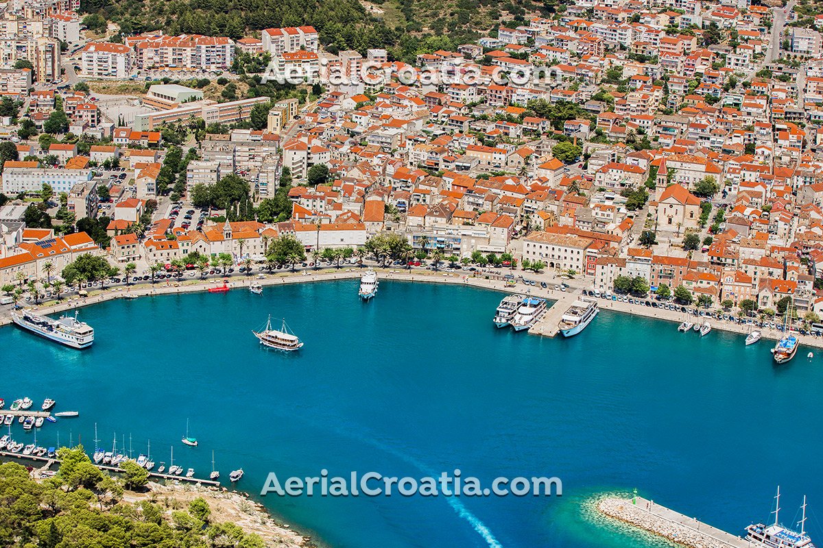 Makarska Fotografije iz zraka u Hrvatskoj