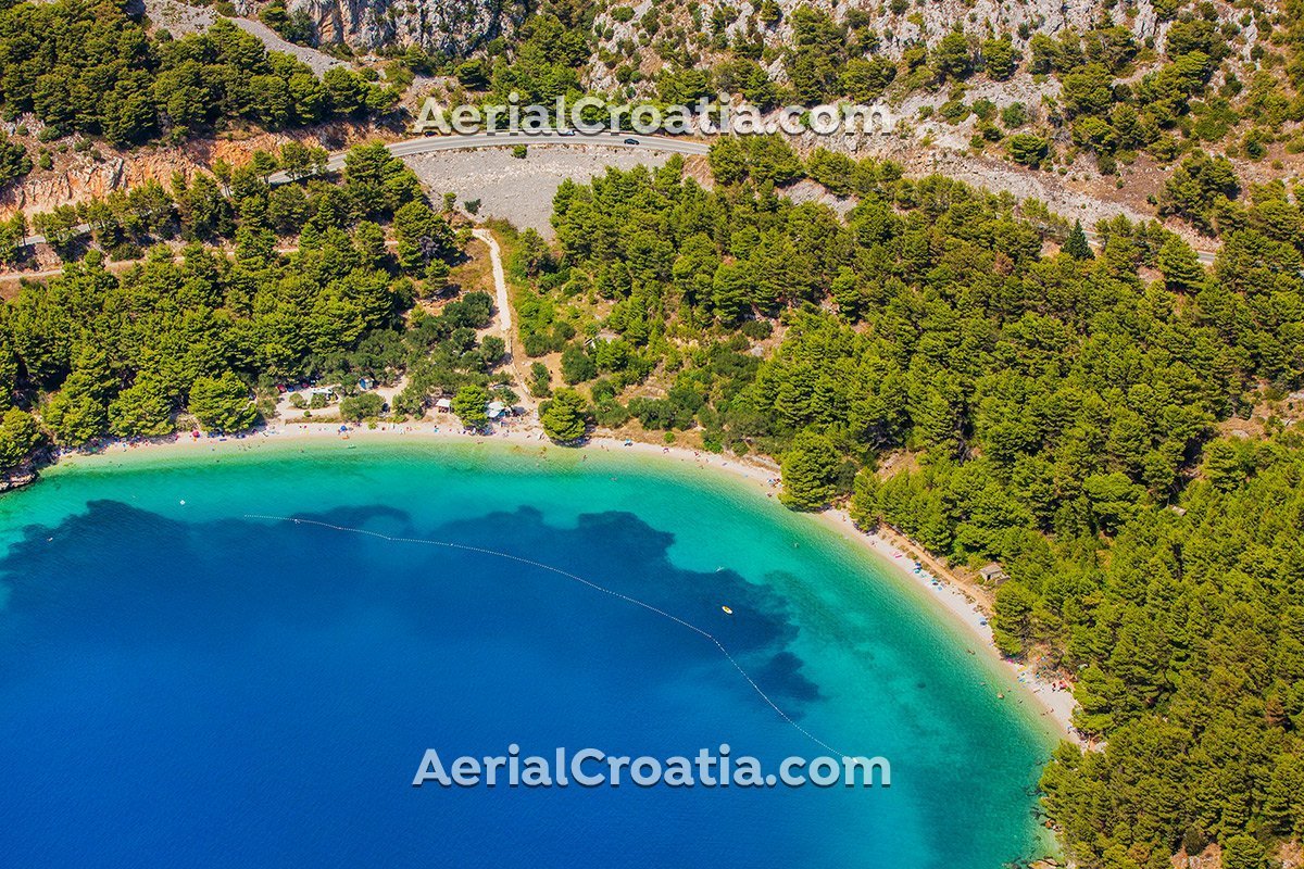 Živogošće - Mala Duba • Letecké fotky Chorvatska