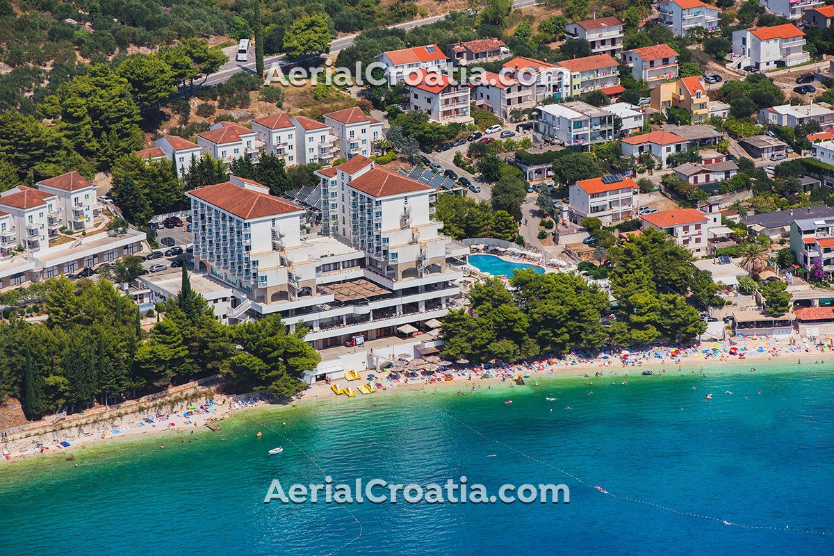 Gradac • Letecké fotky Chorvatska