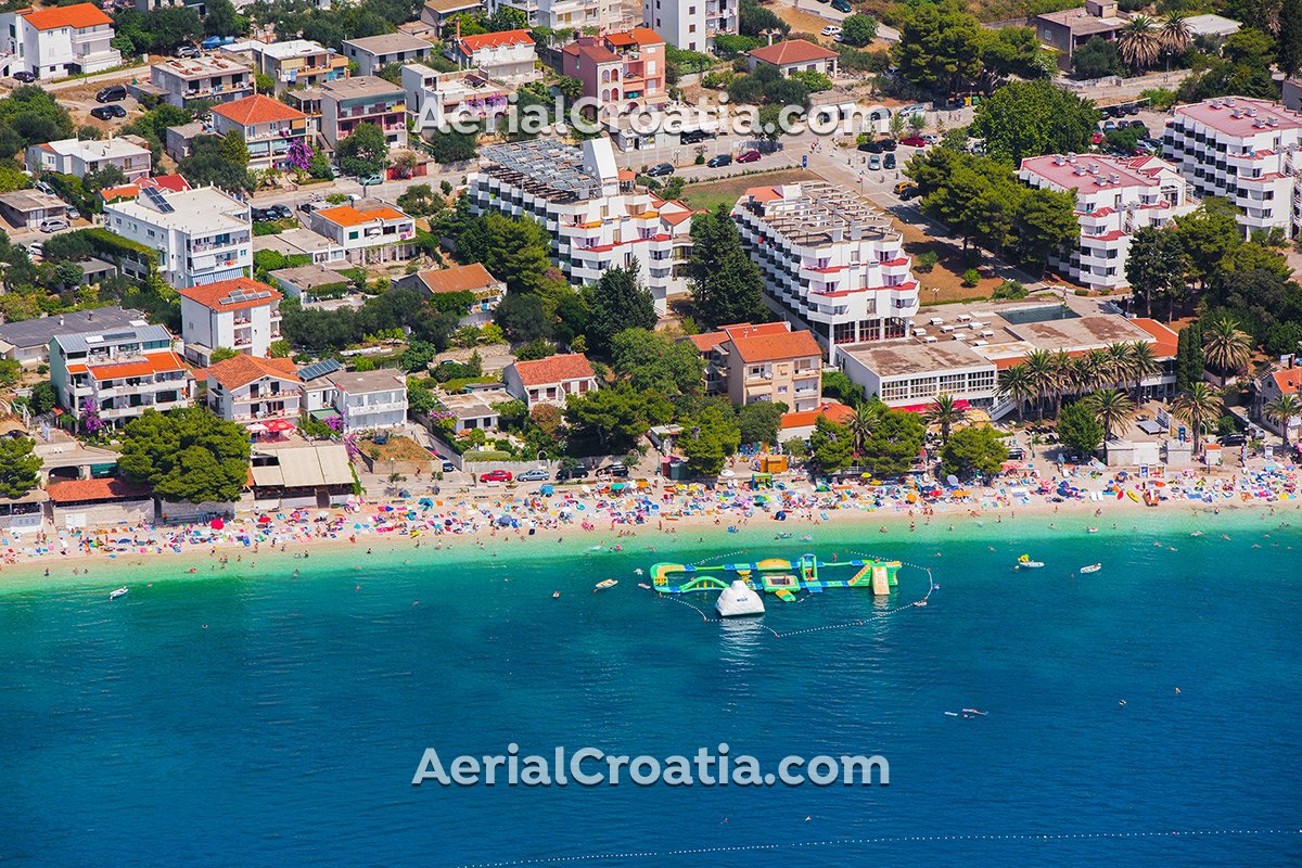 Gradac • Letecké fotky Chorvatska