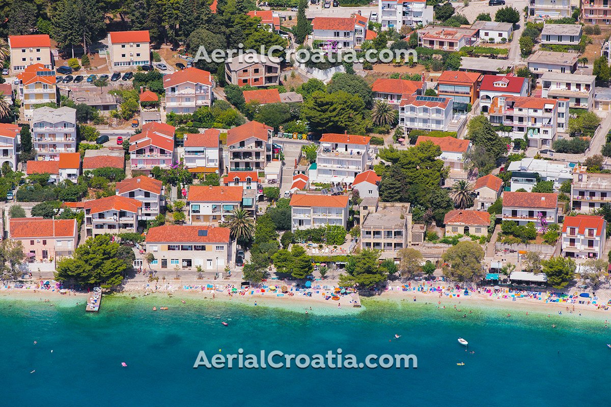 Gradac • Letecké fotky Chorvatska
