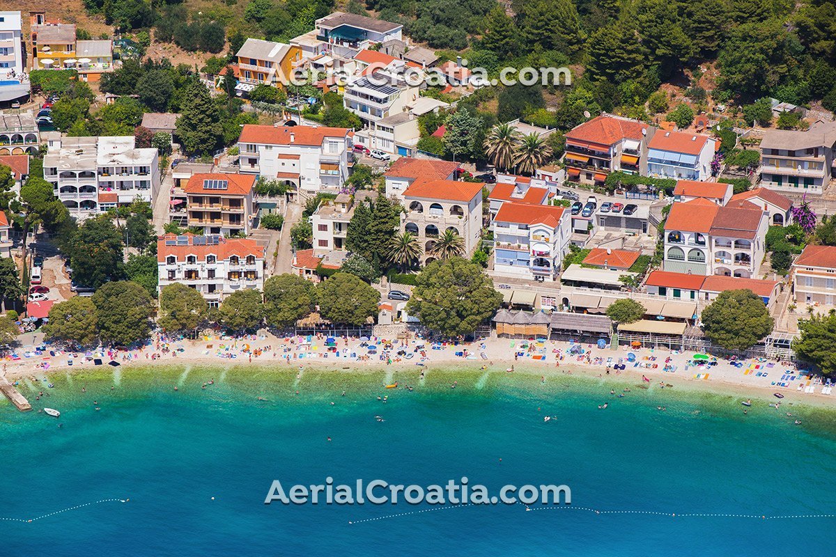 Gradac • Letecké fotky Chorvatska