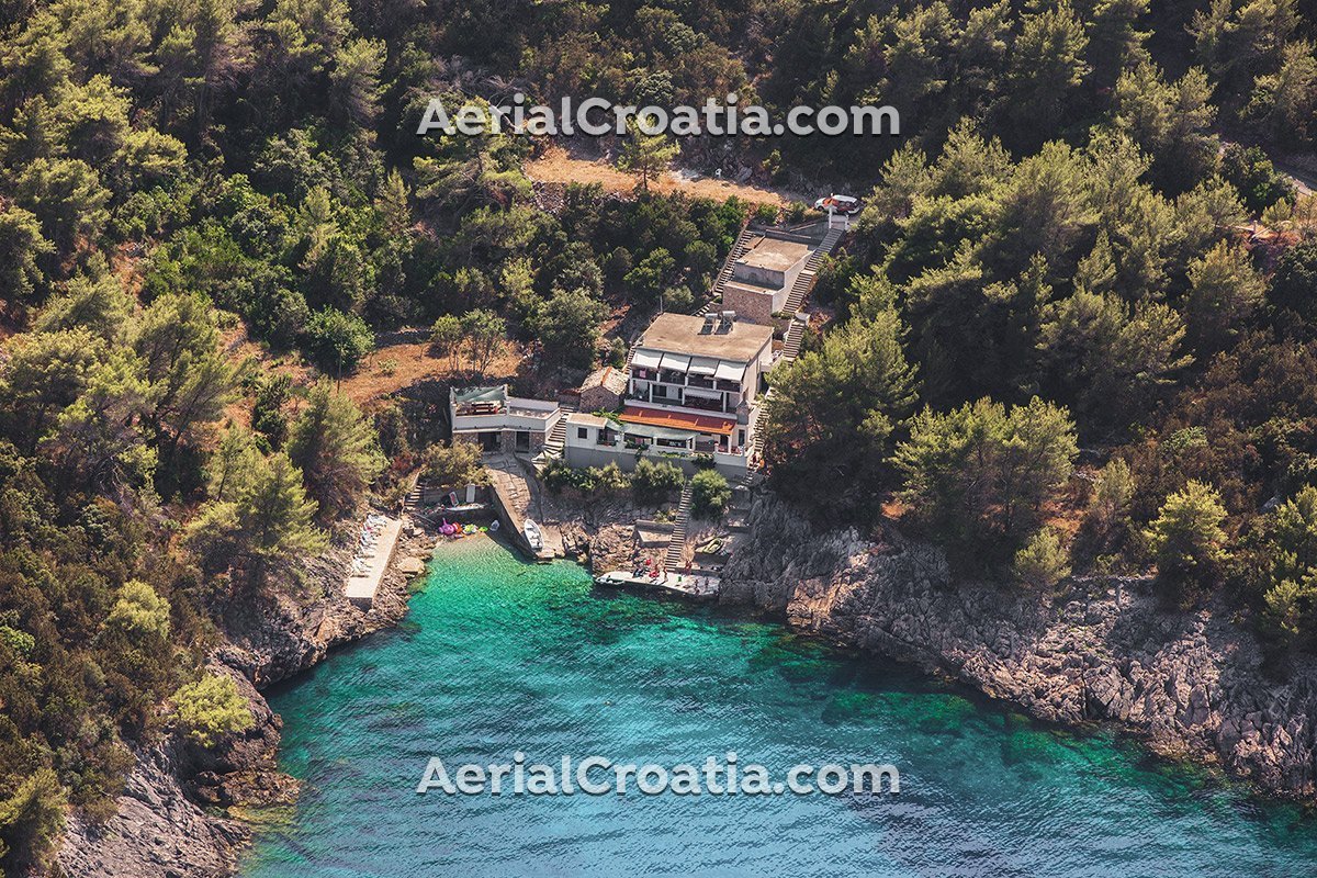 Northern bays of Hvar • Aerial Croatia