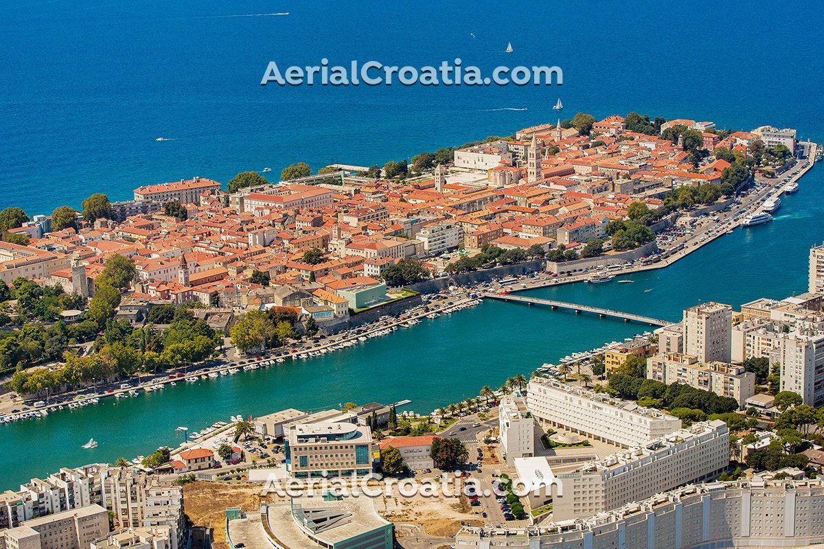 Zadar • Letecké fotky Chorvatska
