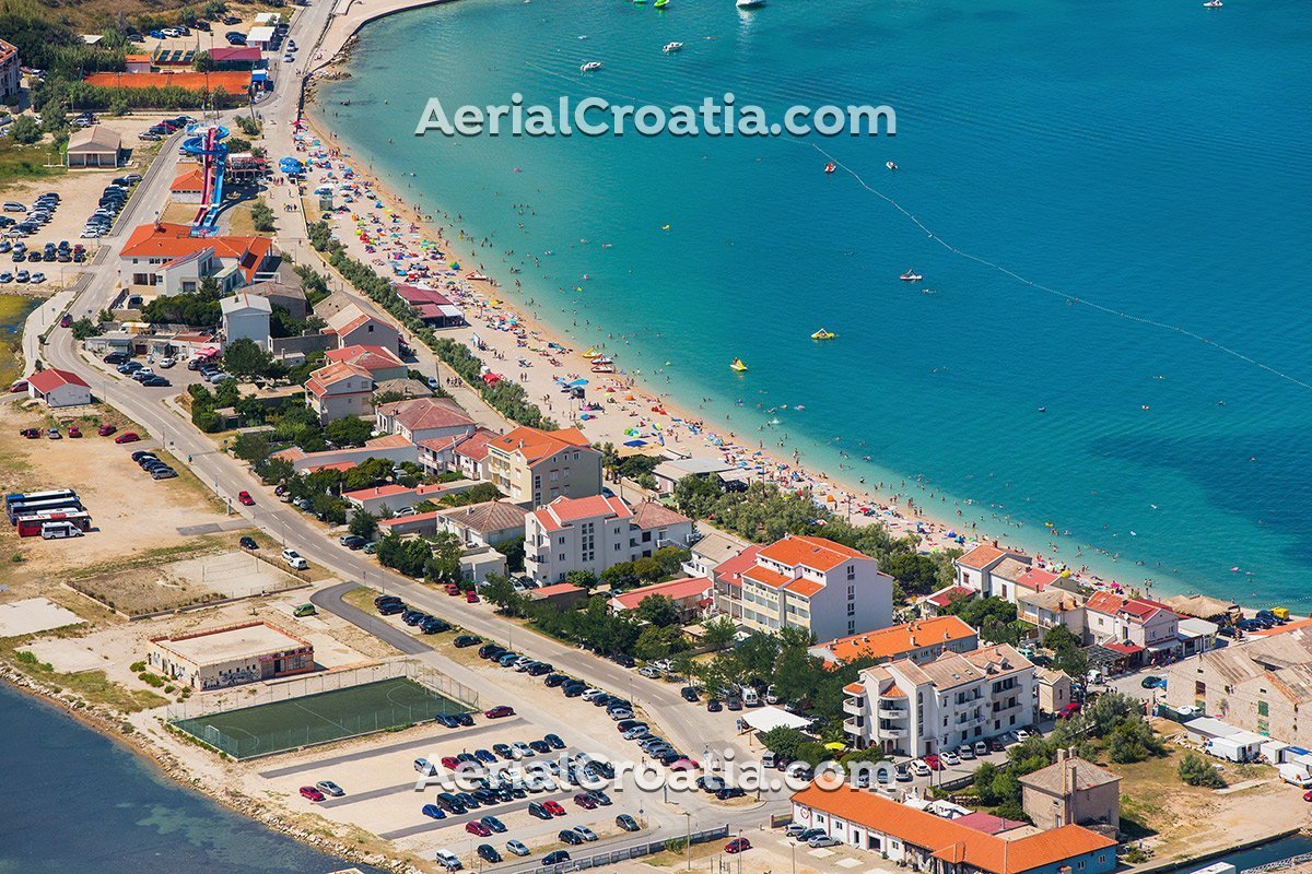 Grad Pag Fotografije iz zraka u Hrvatskoj