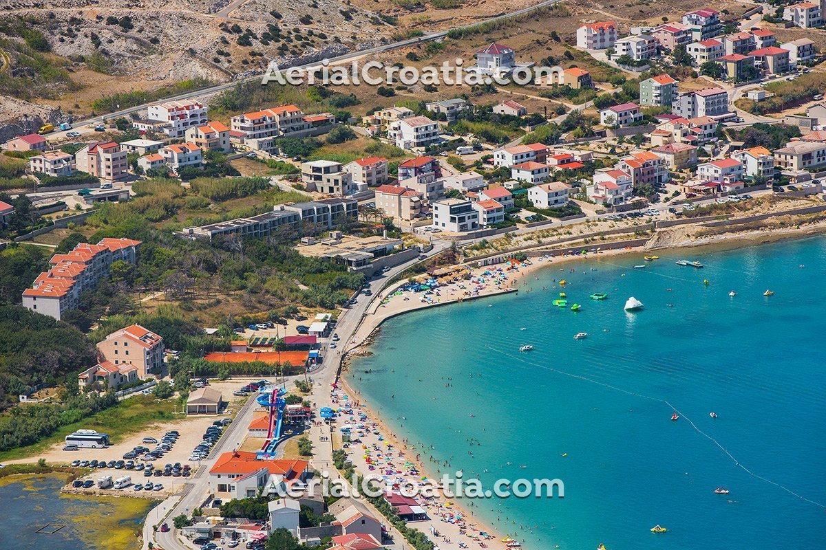 Grad Pag Fotografije iz zraka u Hrvatskoj