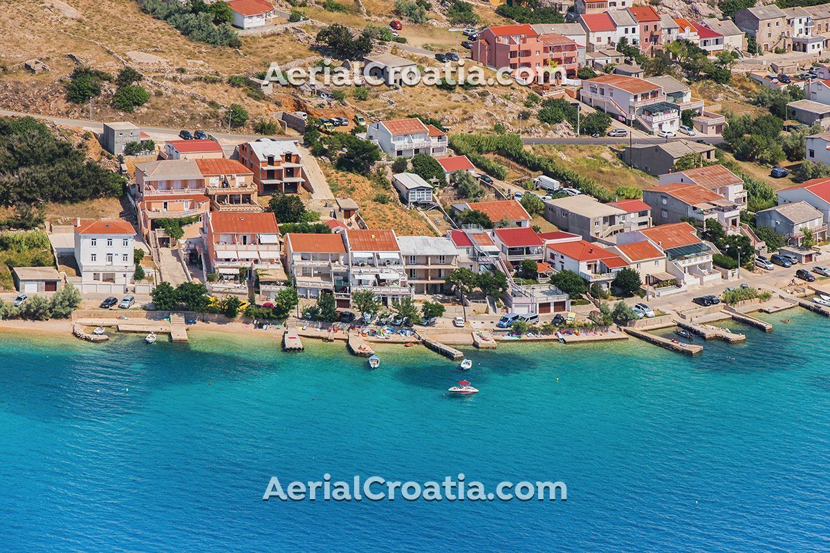 Metajna • Letecké fotky Chorvatska