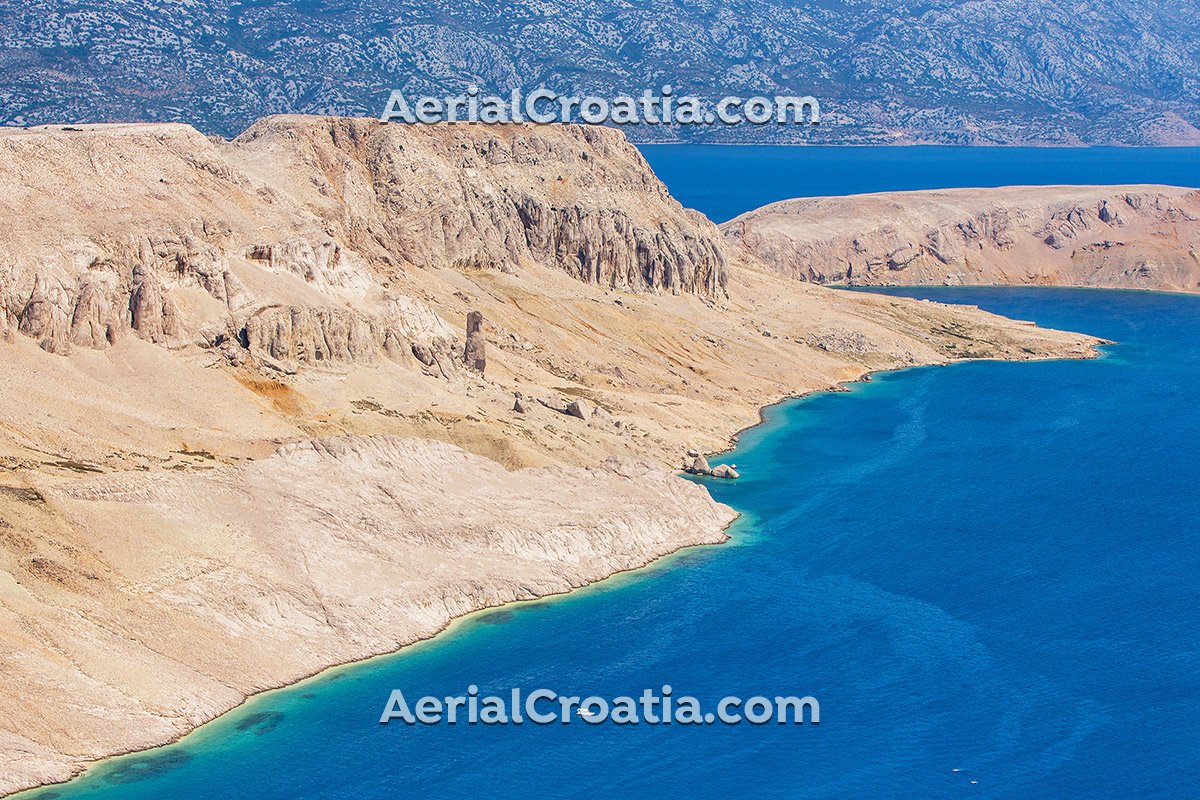 Metajna • Letecké fotky Chorvatska
