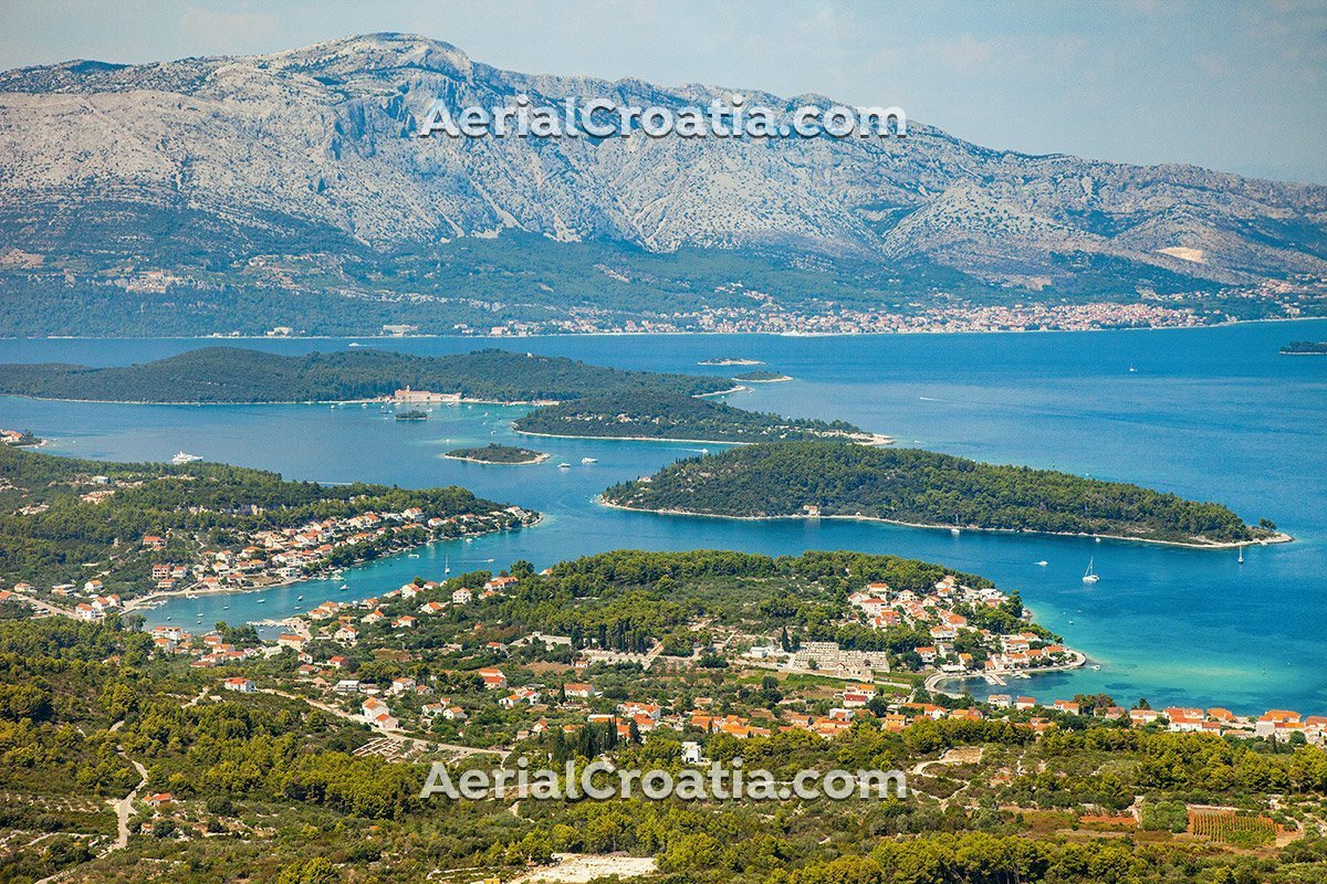 Lumbarda • Aerial Croatia