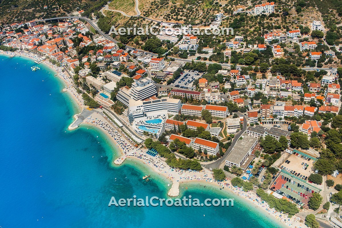 Podgora • Letecké fotky Chorvatska