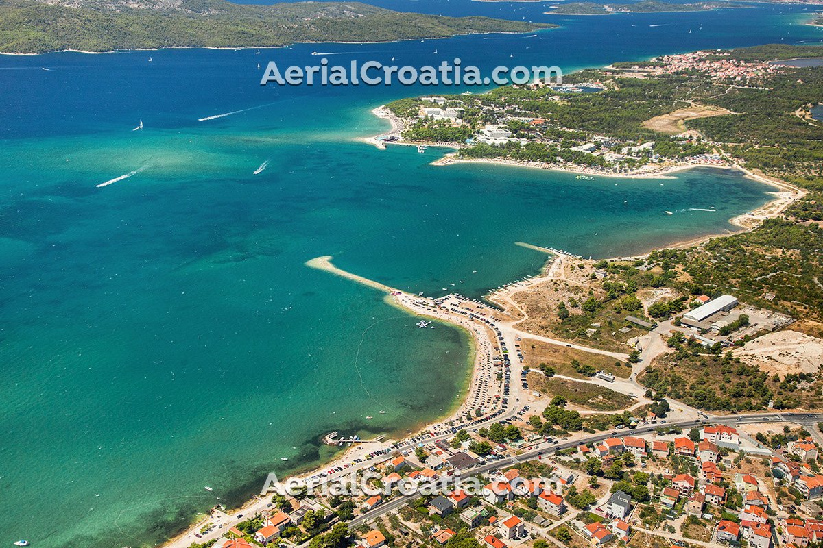 Brodarica • Letecké fotky Chorvatska